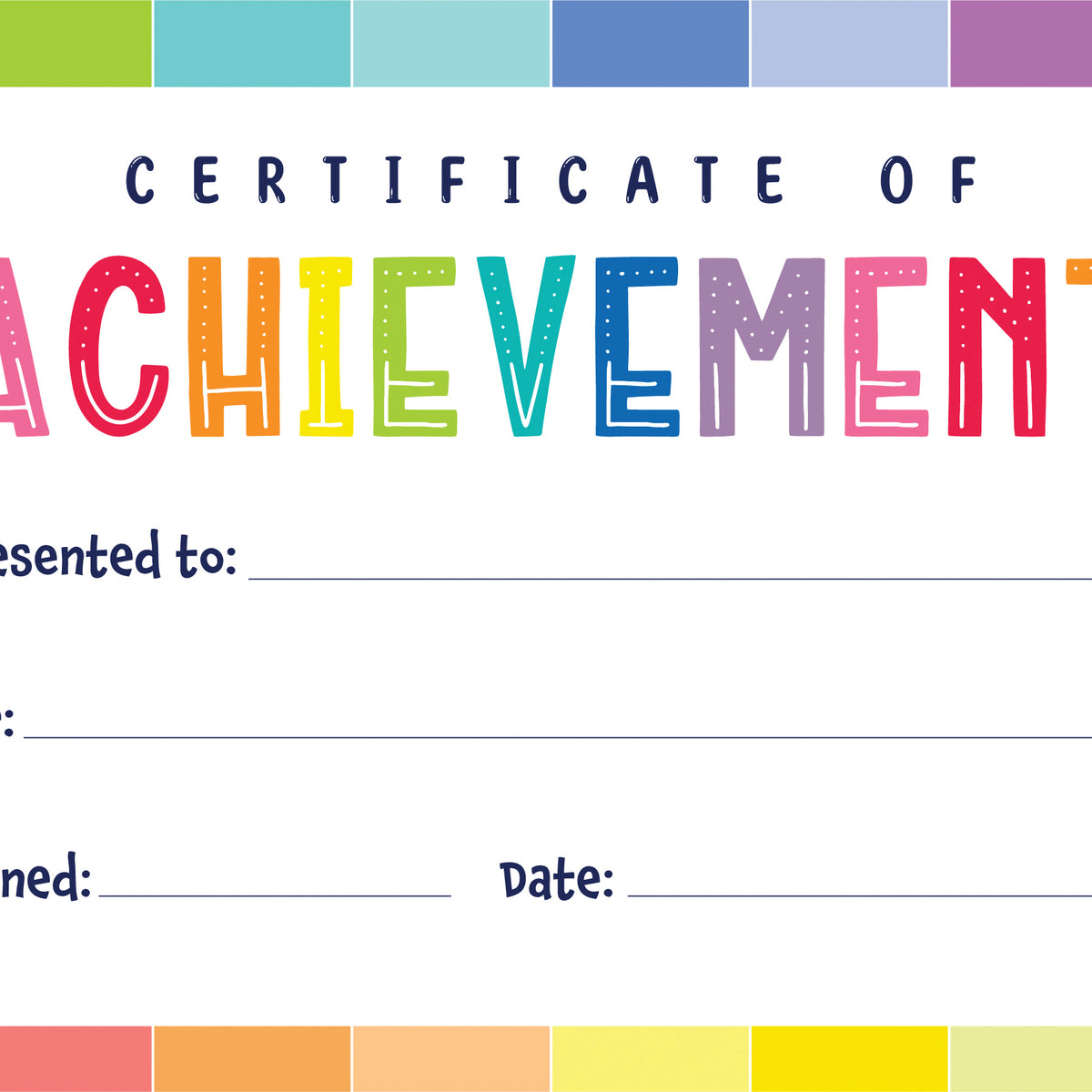 Giggle & Grow Achievement Certificates - Pack of 30 – Elizabeth ...