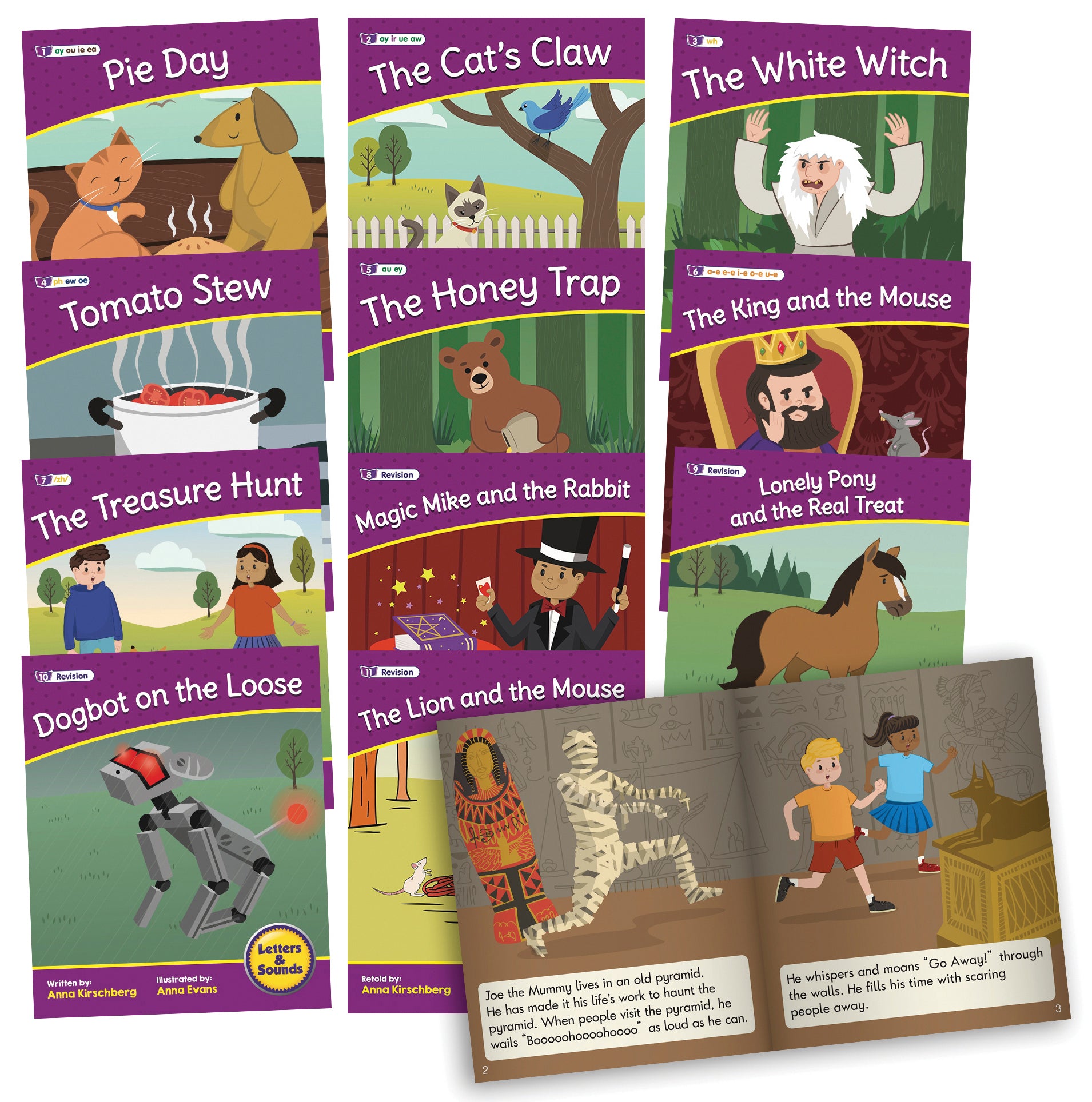Decodable Readers Fiction Set 2 Phase 5: Vowel Sounds