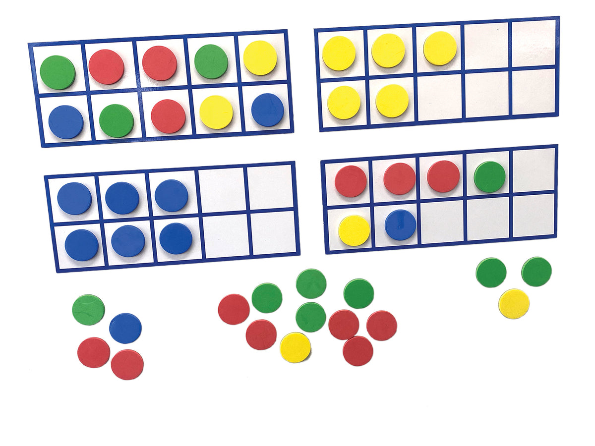 Jumbo Magnetic Ten Frames Set – Elizabeth Richards Pty Ltd