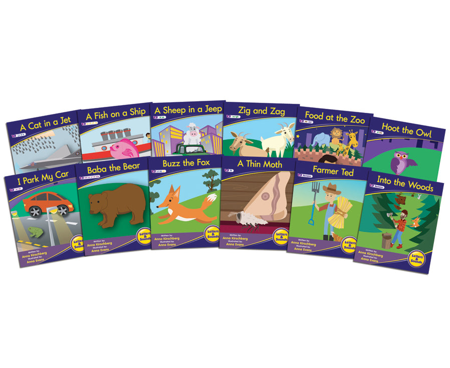 Decodable Readers Fiction Set 1 Phase 3: Phonics