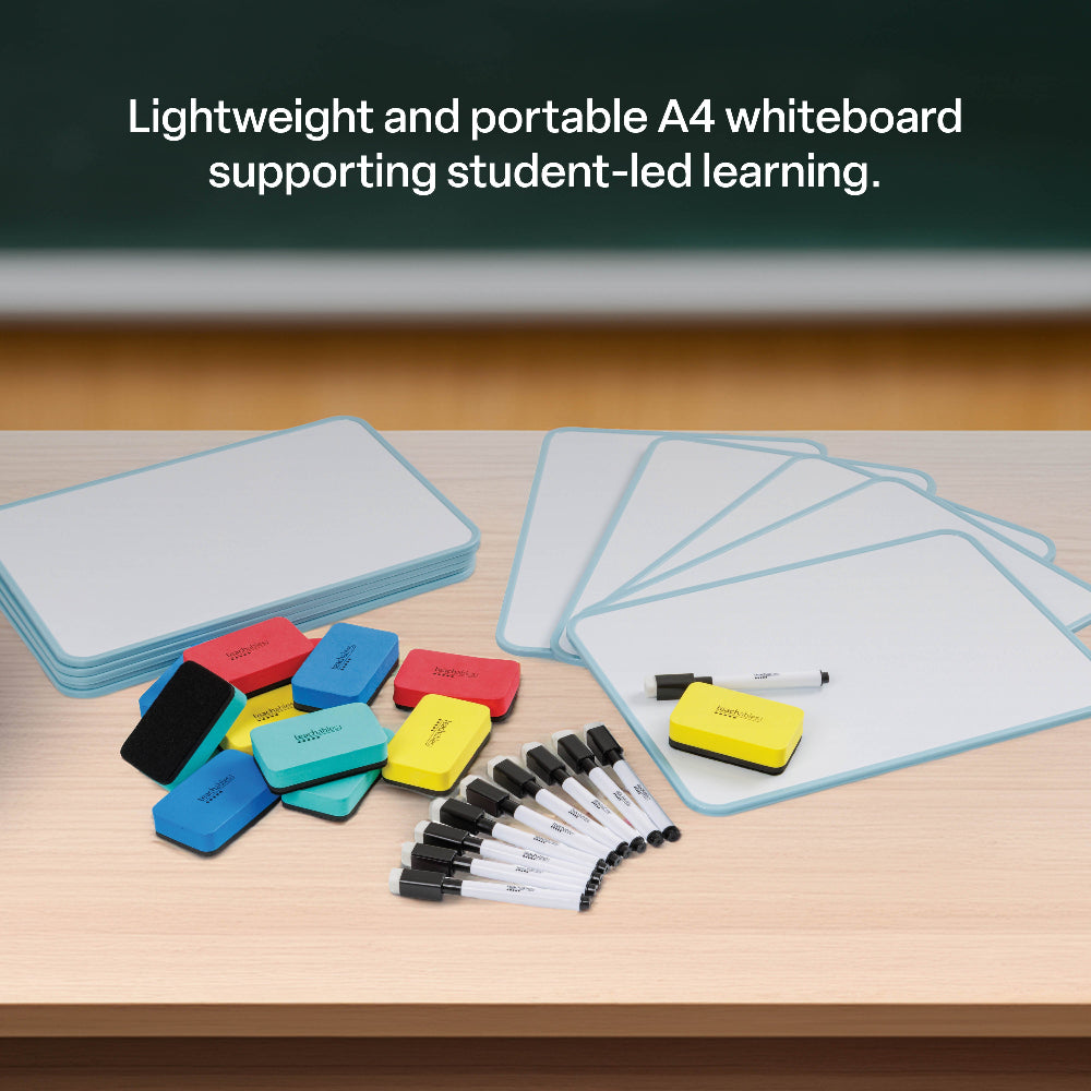 Double-Sided A4 Magnetic Mini Whiteboard - Ocean Frame Kit