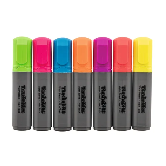 Teachables Coloured Highlighters - Set of 12