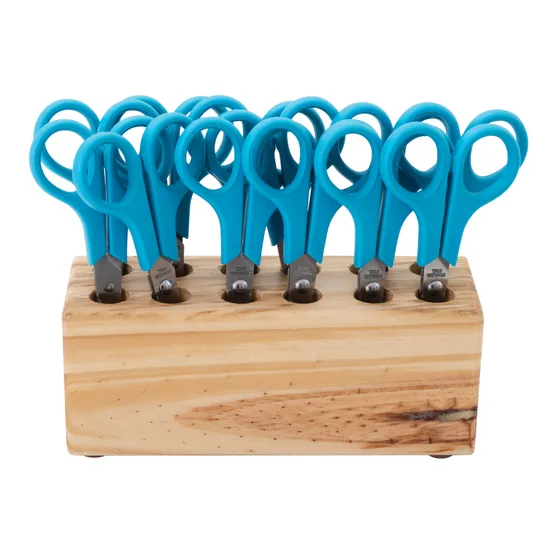 Teachables Scissor Block + 12 Scissors Point 14 cm