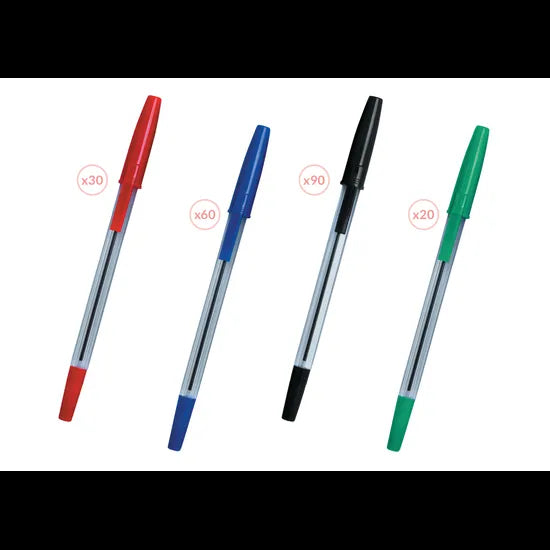 Teachables Pens Ast - Pack of 200