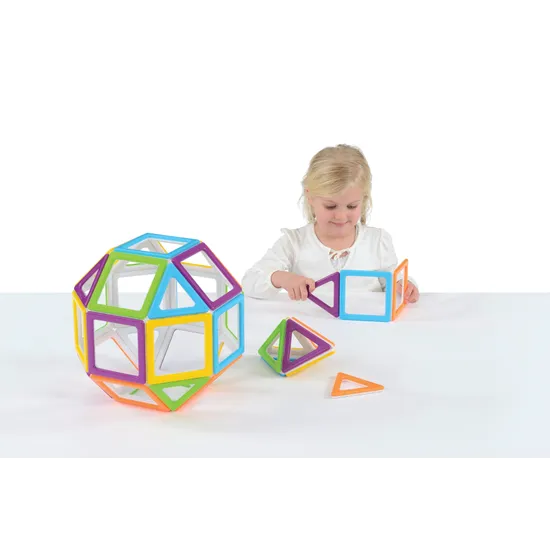 Mega Mag Magnetic Polydron 36 Pieces