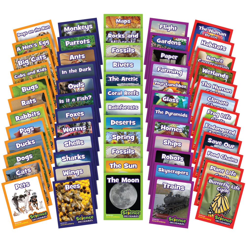 Decodable Readers Boxed Set - Science (Phase 2 - 6)