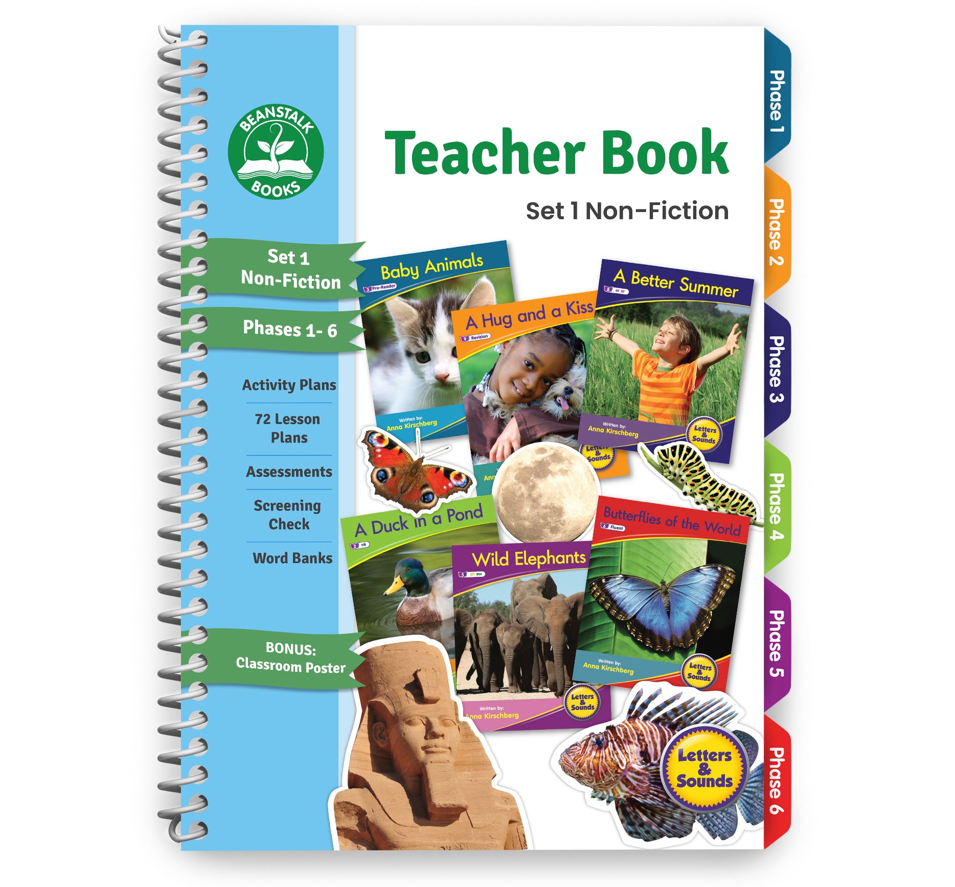 Beanstalk Books Decodable Readers - Set 1 Non-Fiction - Teacher Book