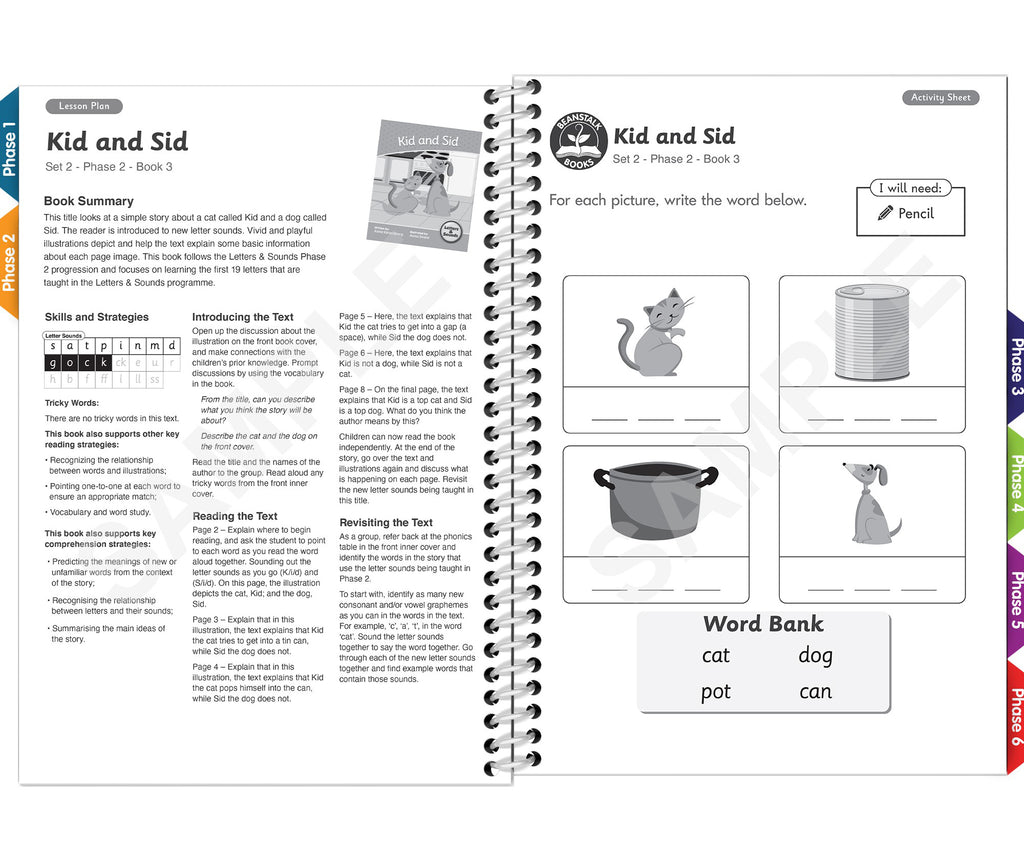 Beanstalk Books Decodable Readers - Set 2 Fiction - Teacher Book