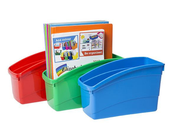 Plastic Book and Storage Tubs
