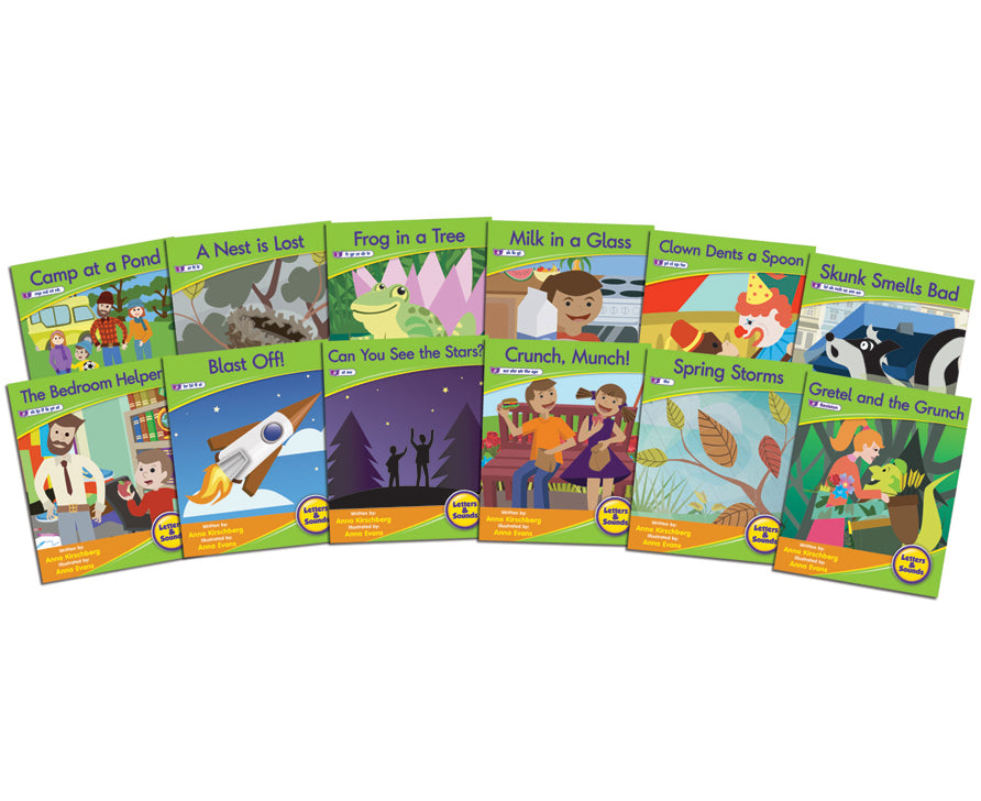 Decodable Readers Fiction Set 1 Phase 4: Blends
